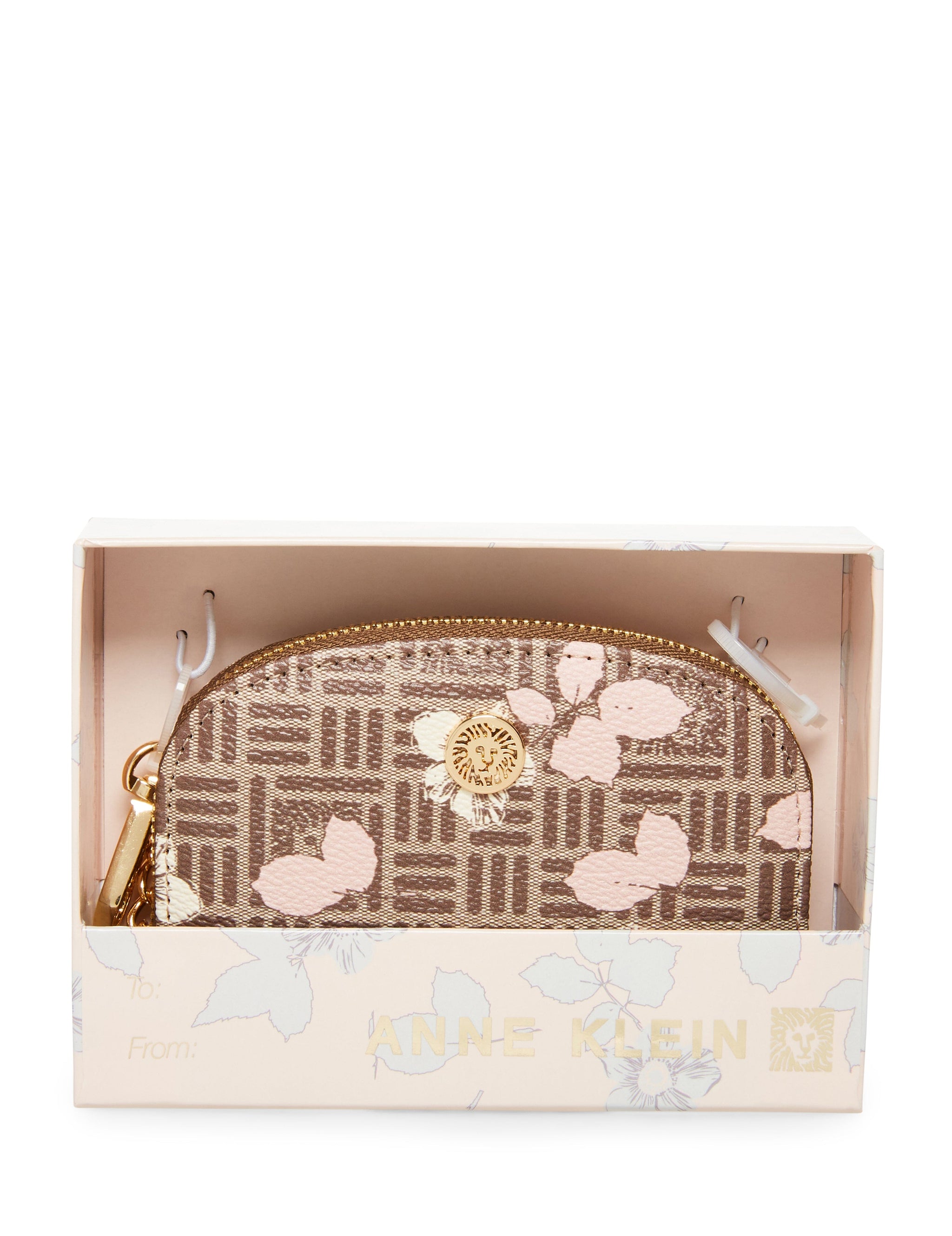 Boxed Logo Curved Card Case | Anne Klein